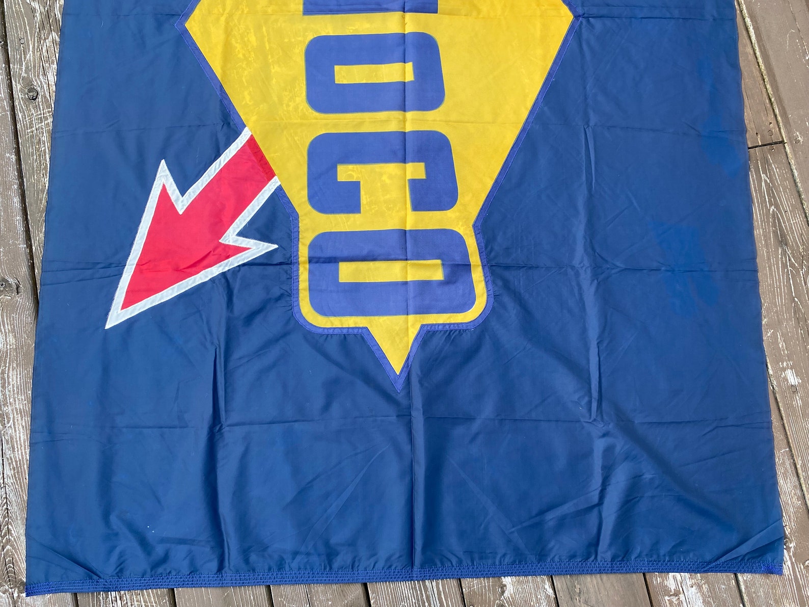 Vintage Collectible Sunoco Oil Gas Large Flag 6 X 4 Advertising Gas ...
