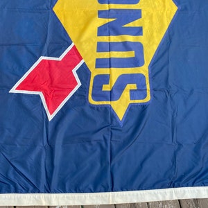 Vintage Collectible Sunoco Oil Gas Large Flag 6’ X 4’ Advertising Gas ...
