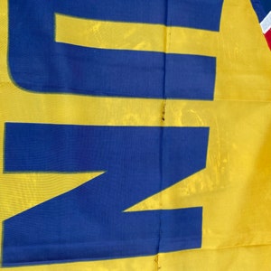 Vintage Collectible Sunoco Oil Gas Large Flag 6’ X 4’ Advertising Gas ...