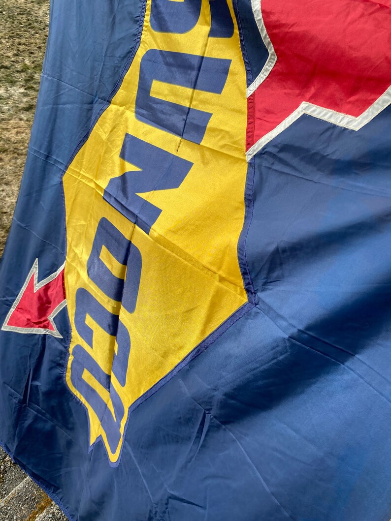 Vintage Collectible Sunoco Oil Gas Large Flag 6’ X 4’ Advertising Gas ...