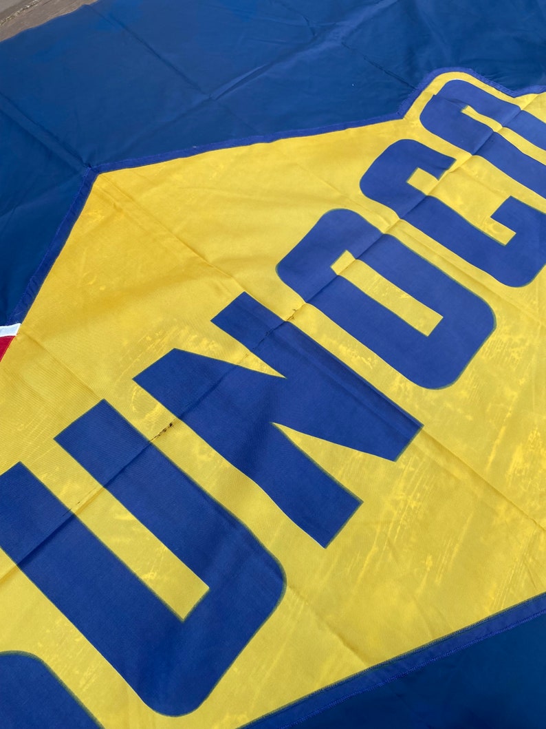 Vintage Collectible Sunoco Oil Gas Large Flag 6 X 4 Advertising Gas ...