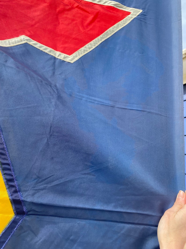 Vintage Collectible Sunoco Oil Gas Large Flag 6 X 4 Advertising Gas ...