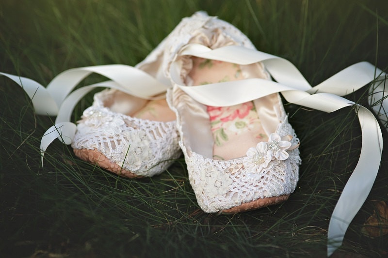Vintage Lace Ballerina Slipper~ Ivory Lace Bridal Ballet Flat~bespoke ...