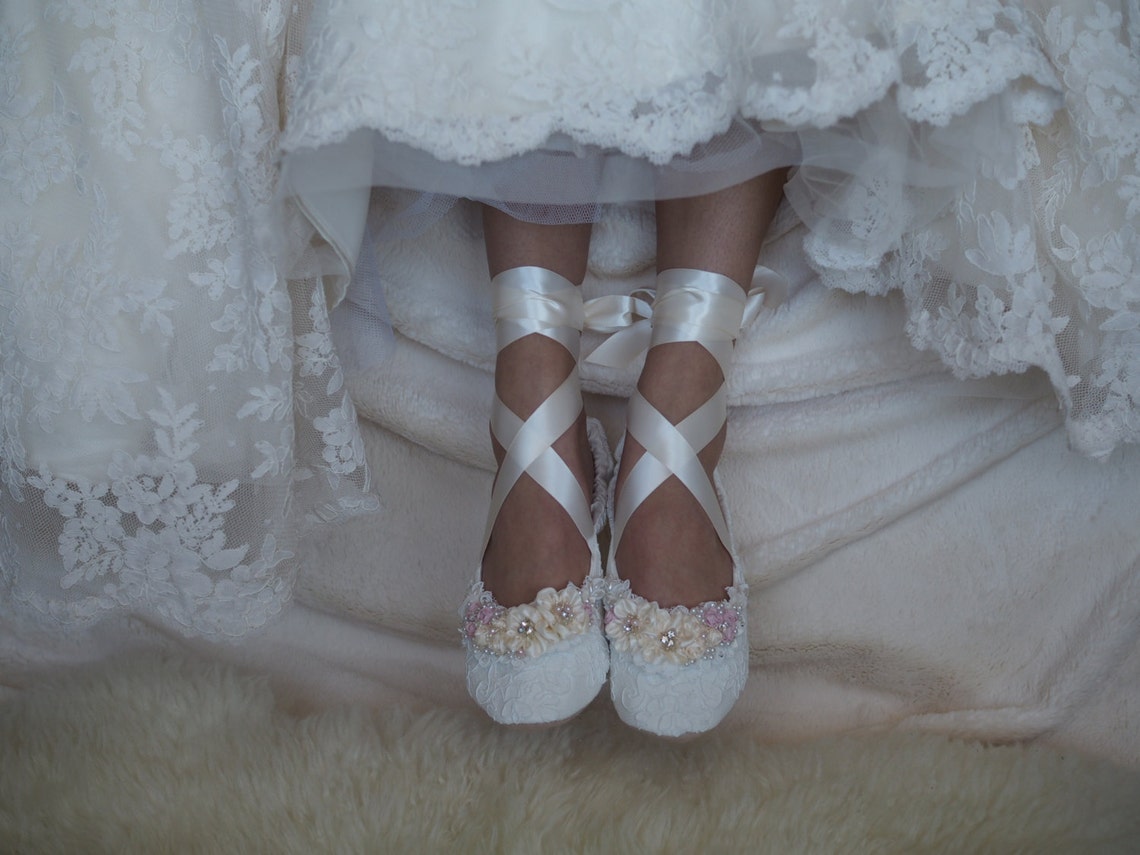Blush Princess Bridal Ballet Shoes Blush Rose Ballerina - Etsy