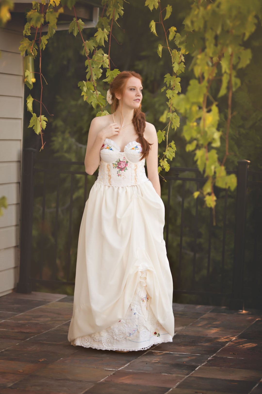 Rose Red Wildflower Wedding Gown, Rose Red Storybook Romance Bridal ...