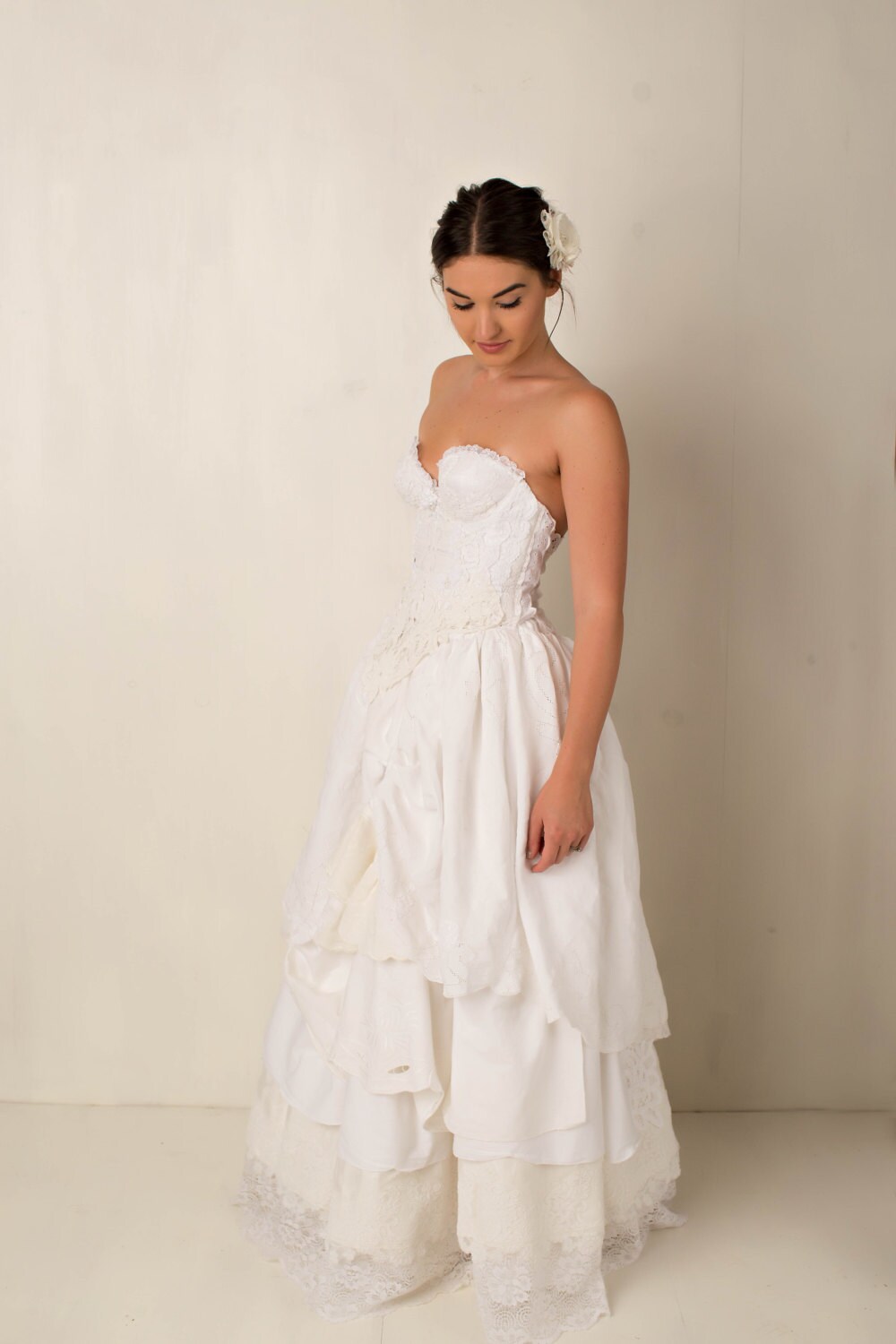 Vintage Lace Bridal Corsetvintage Lace Wedding Corsetcustom | Etsy