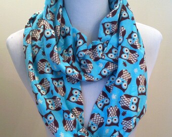 Owl infinity scarf | Etsy