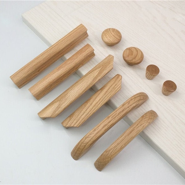 Wooden Cabinet Pulls - Etsy