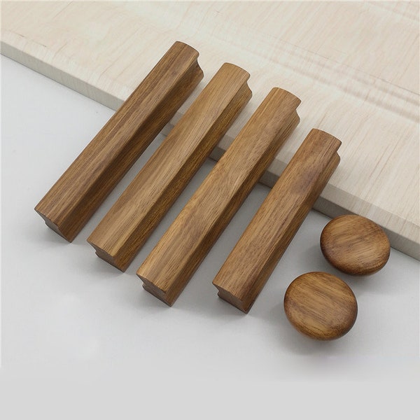 Wood Cabinet Pulls - Etsy