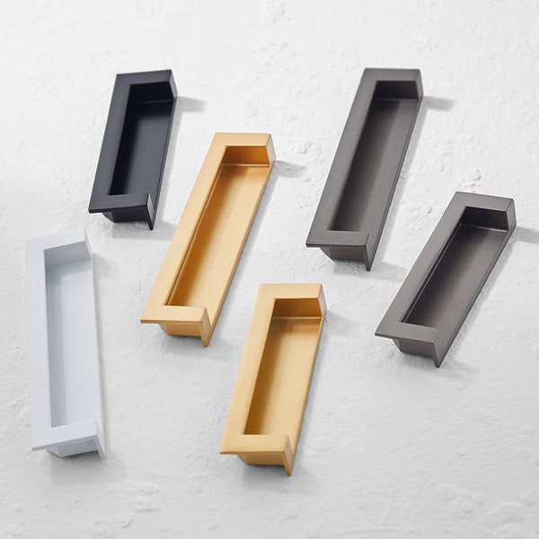 Flush Pull Handles for Drawer Cabinet - Etsy