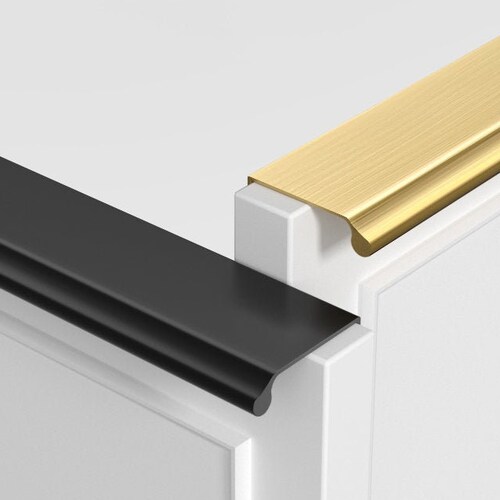 Invisible Brass Handle Hidden Golden Cabinet Handle Wardrobe | Etsy