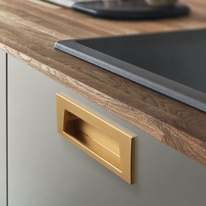 3.8"5" Built-in Drawer Handle, Invisible Kitchen Cabinet Handle Ambry ...