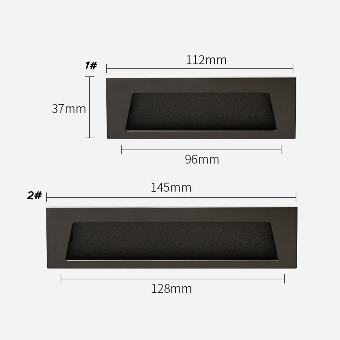 3.85 Built-in Drawer Handle Invisible Kitchen - Etsy UK