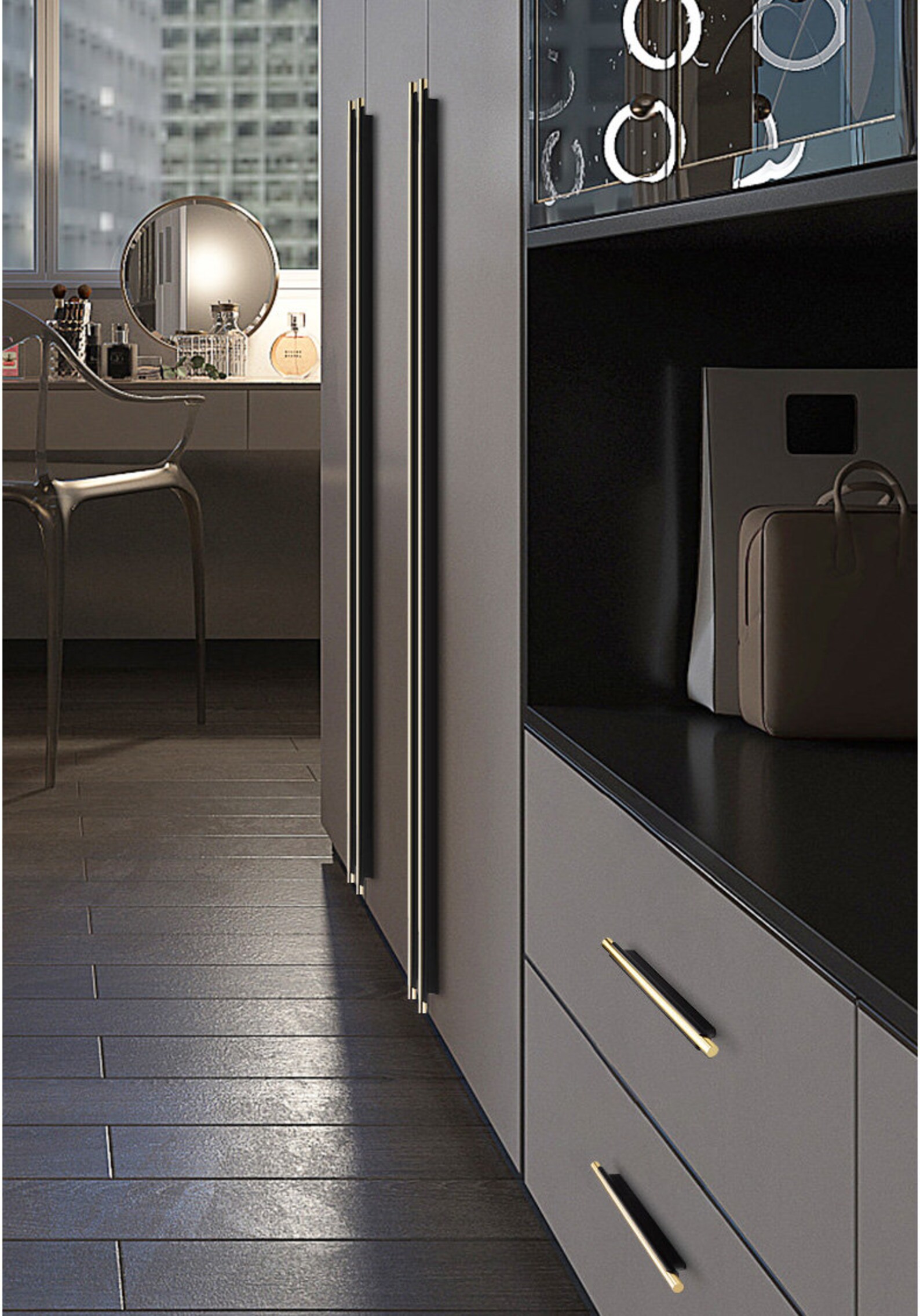 2.537.8 Lengthen Wardrobe Door Handle Solid - Etsy