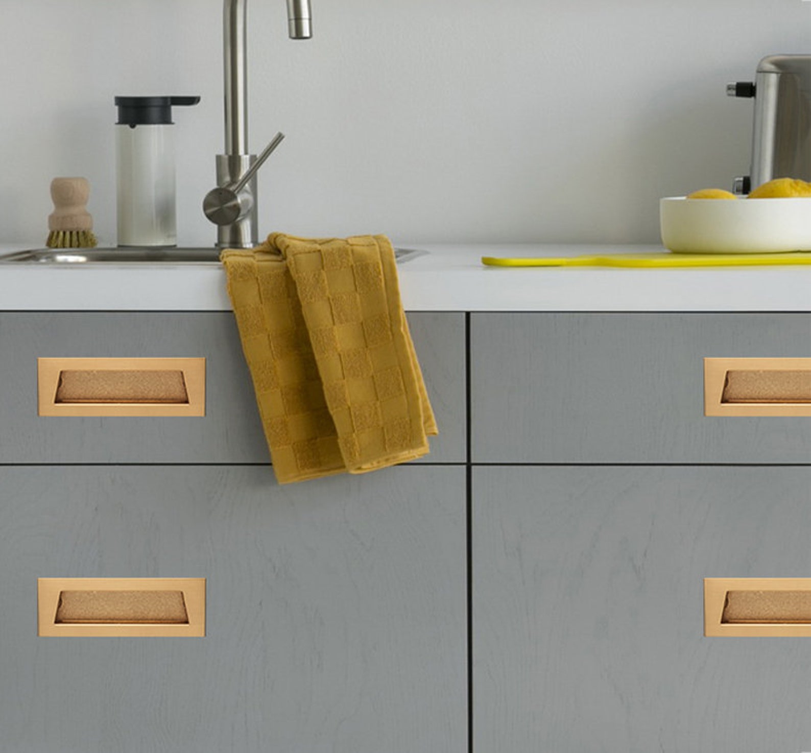 3.85 Built-in Drawer Handle Invisible Kitchen | Etsy