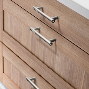 Silver Pull Handle Kitchen Hardware Matte Silver Wardrobe - Etsy