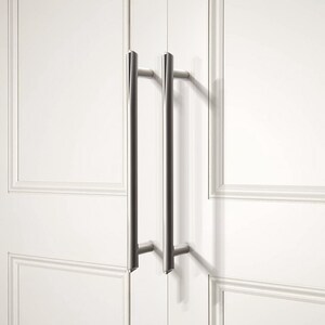Silver Pull Handle Kitchen Hardware Matte Silver Wardrobe - Etsy