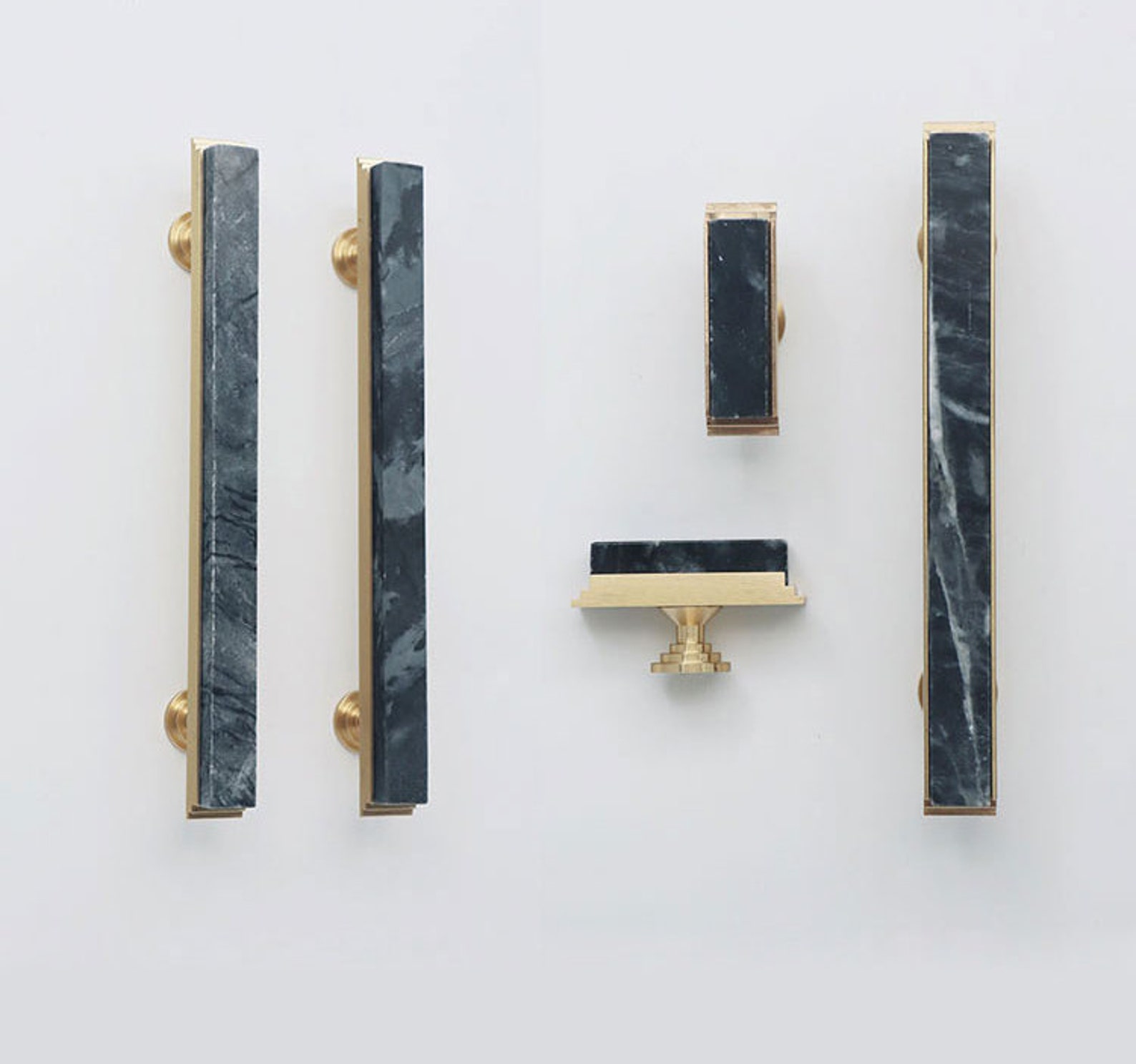 3.85 Marble Kitchen Cabinet Hardware Brass - Etsy
