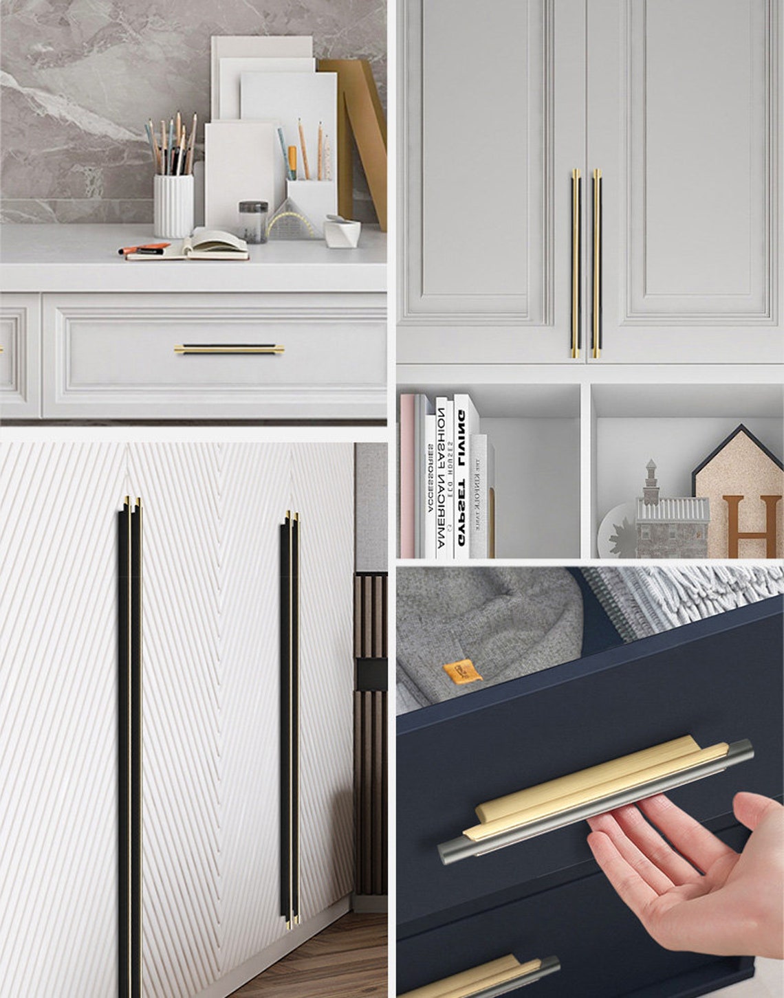 2.537.8 Lengthen Wardrobe Door Handle Solid | Etsy