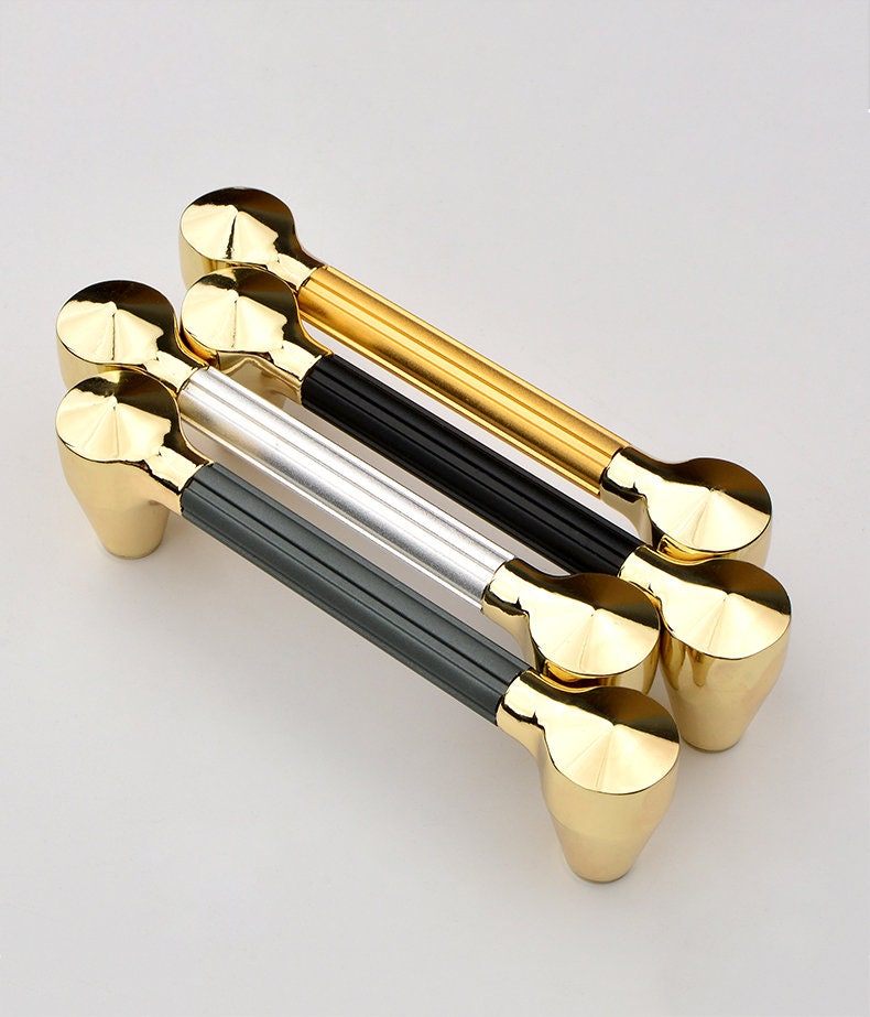 3.812.6 Solid Metal Cabinet Door Handle Black | Etsy