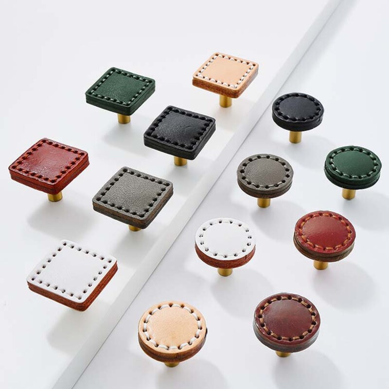 Leather Knobs - Etsy