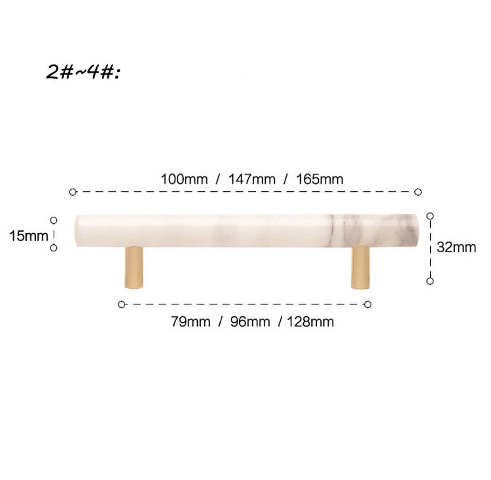 Marble Crystal Handle Brass Dresser Pull Marble Drawer Knob - Etsy