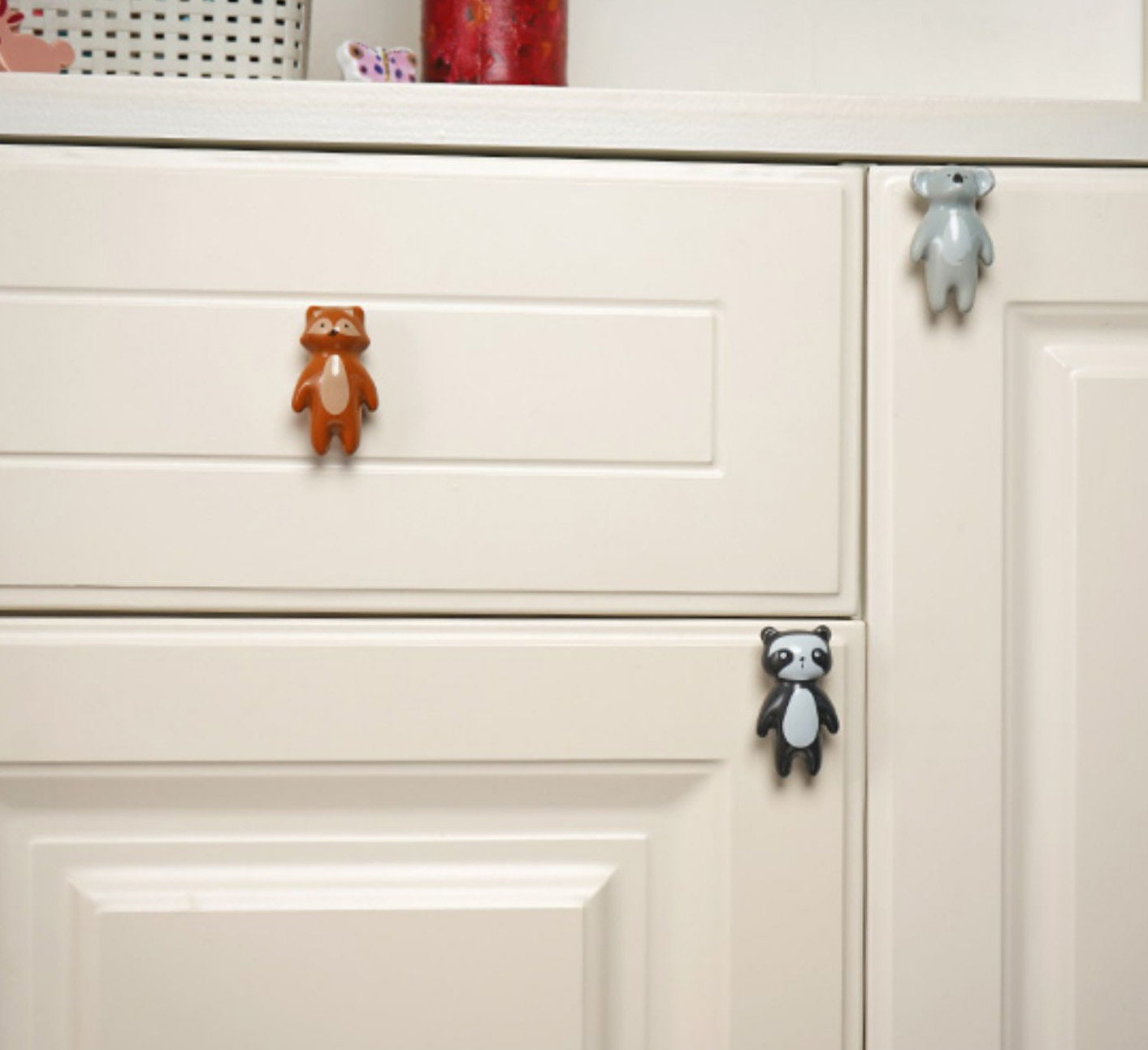 Animal Series Ceramic Knob Ceramic Drawer Knob Koala Cabinet | Etsy