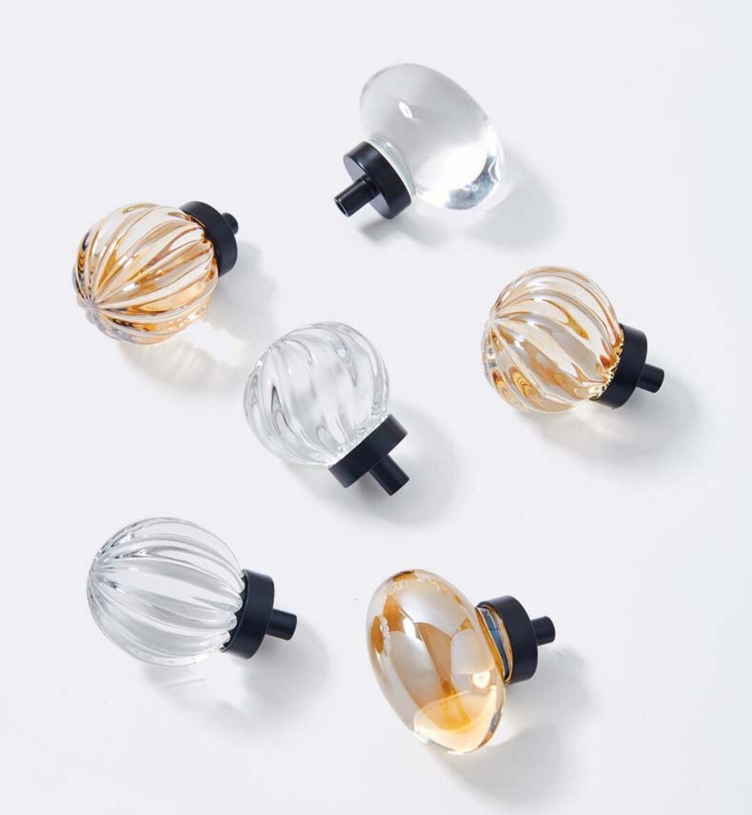 Acrylic Drawer Pulls Knobs Kitchen Hardware, Transparent Clear Knob ...