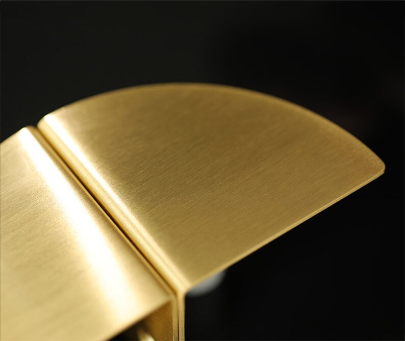 Invisible Brass Handle Hidden Golden Cabinet Handle Wardrobe - Etsy