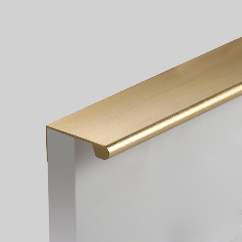 Invisible Furniture Hardware Golden Cabinet Pull Black | Etsy