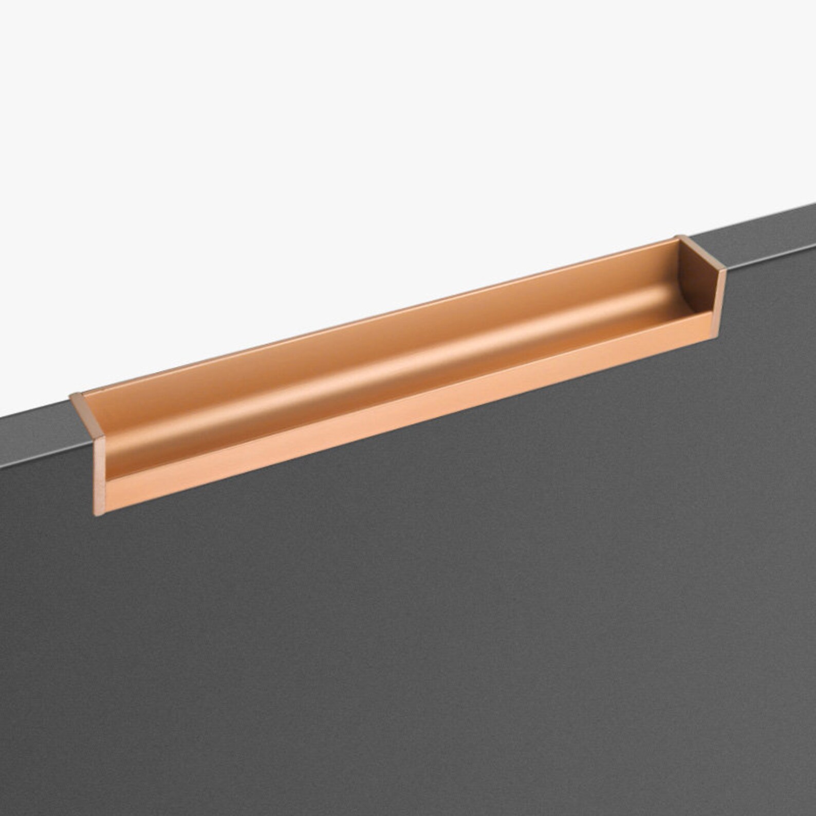 Invisible Cabinet Handles Door Pulls Gold Black Drawer Dresser | Etsy ...