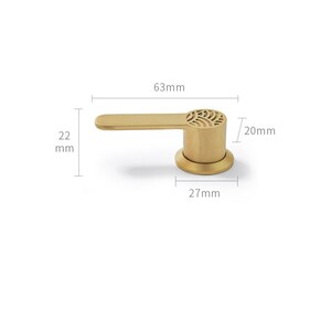 Brass Cabinet Pull Golden Drawer Knob, Wine Cabinet Pull Solid Brass ...