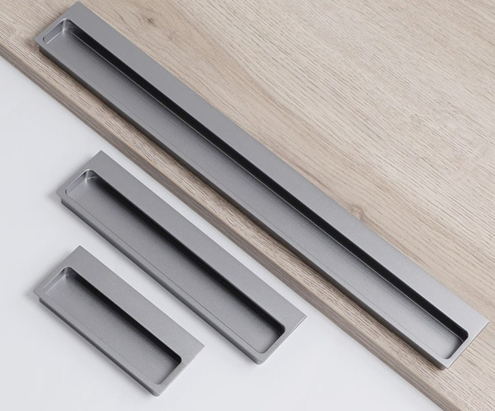 Embedded Sliding Door Handle Modern Kitchen Cabinet Pull - Etsy Canada