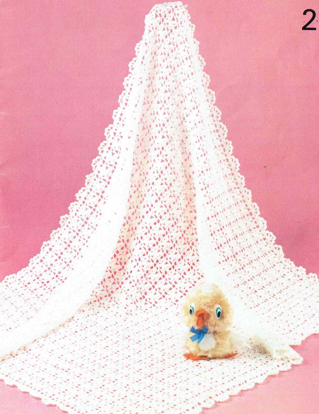 Call the Midwife Square Crochet Baby Shawl Pattern - Etsy
