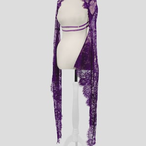 Witch Sleeves Bolero, Purple Bolero, Fairy, Gothic, Lace Bolero, Flared Sleeves, Vampire, Jacket ...