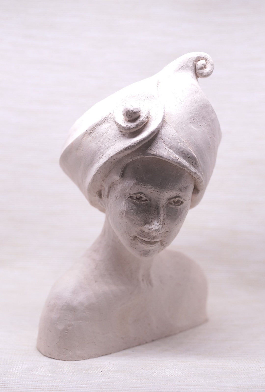 Woman Bust - Clay Sculpture #414 - Etsy