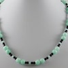 Mint Green & Black Crystal Cross Necklace With Matching Earings ...