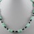 Mint Green & Black Crystal Cross Necklace With Matching Earings ...