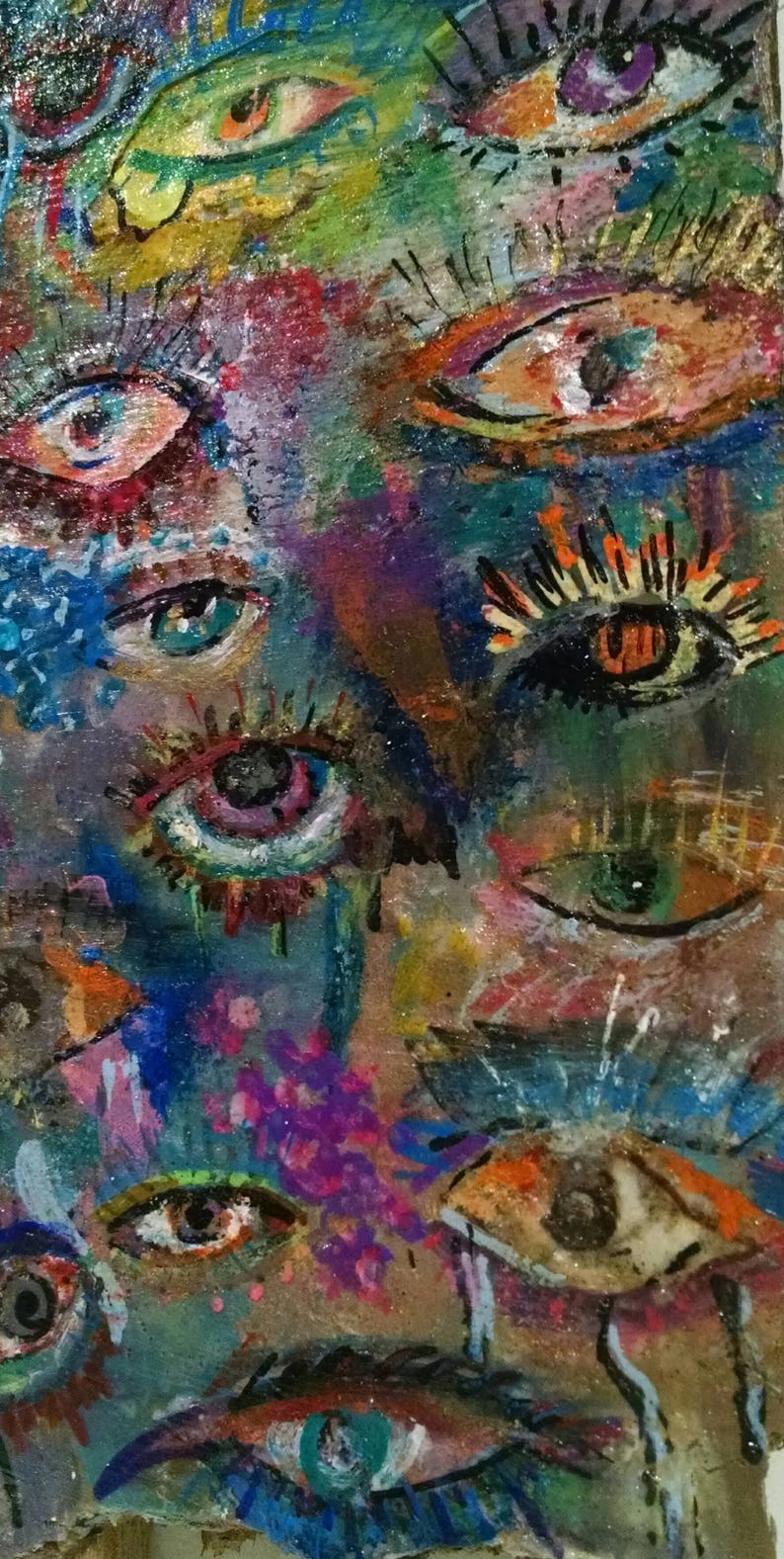 Art Photos - Eyes - Mixed Media Collage - Etsy
