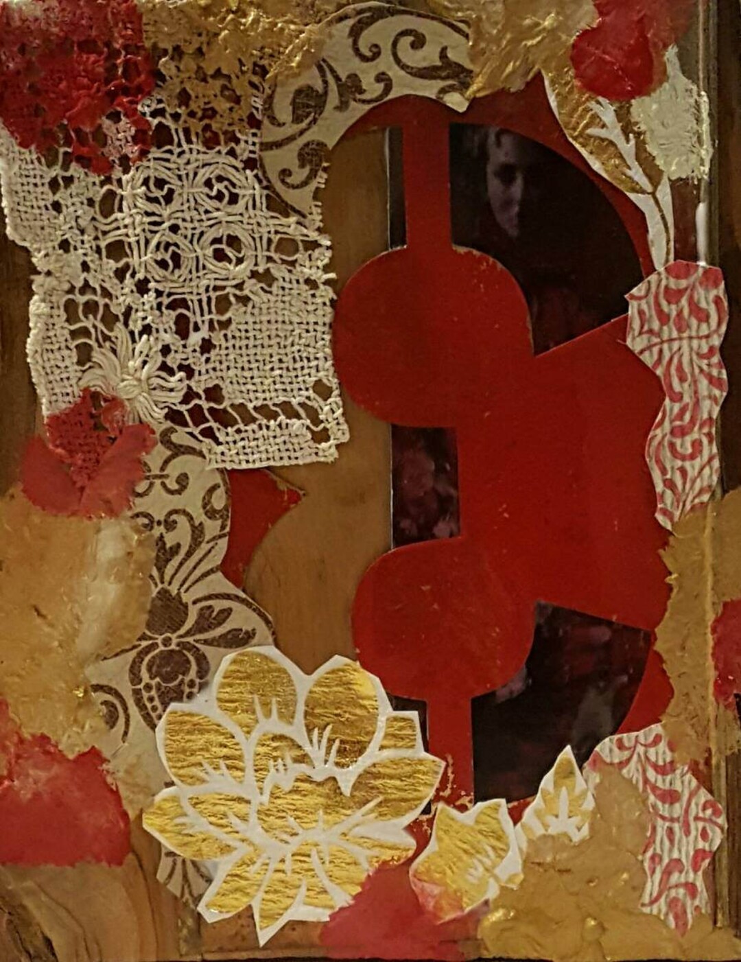 Original Mixed Media Artist Collage -hidden - Etsy