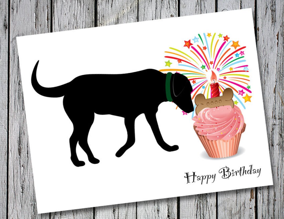Labrador Retriever Birthday Card Big Max Birthday Cards - Etsy