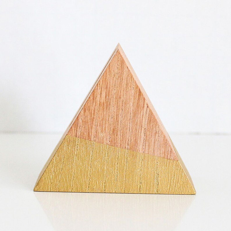 Triangle Prism Signage Holder more Colors Available Table | Etsy