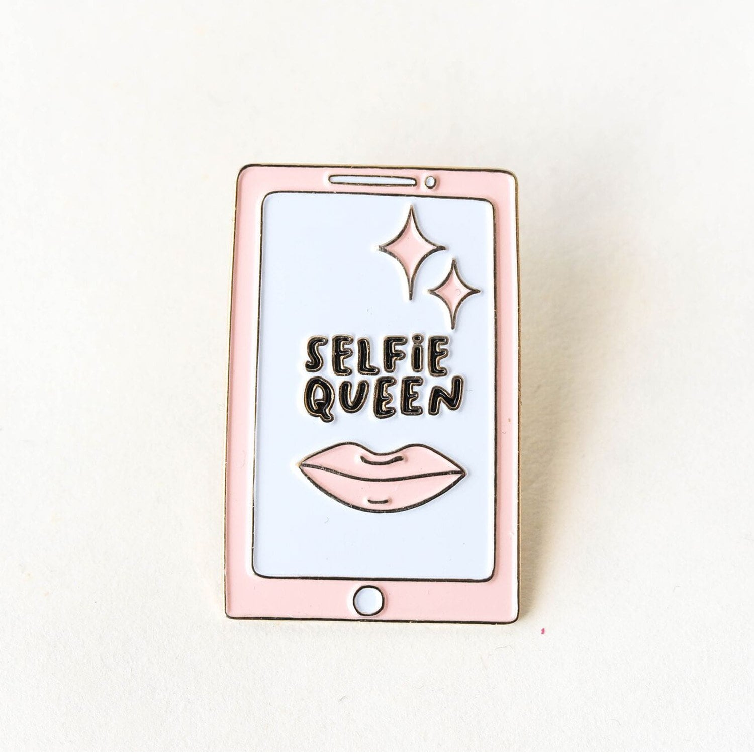 Selfie Queen Enamel Pin Cute Enamel Pins Pastel Pins | Etsy