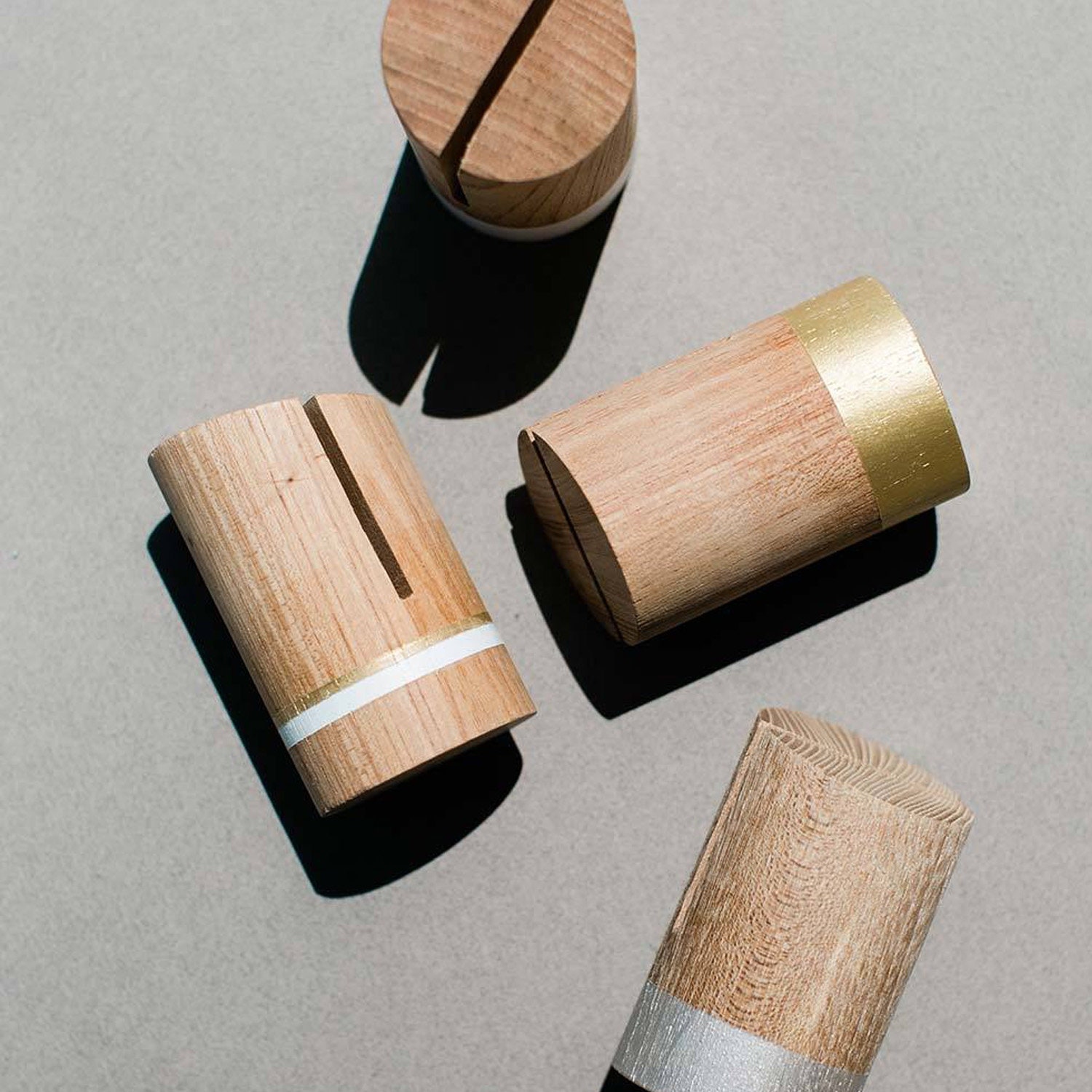 Cylinder Signage Holder More Colors Available Wood Table | Etsy