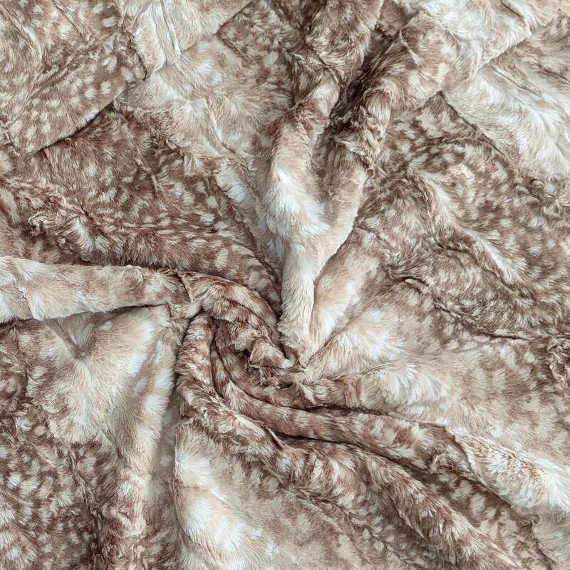 Fawn Print Fabric - Etsy