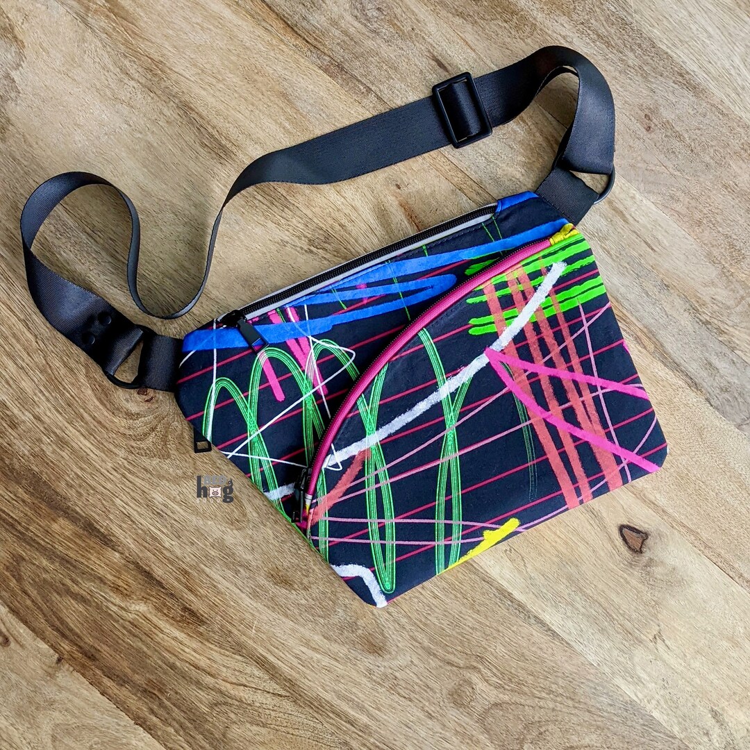 Rainbow Doodles 'foxtail Crossbody Sling' - Etsy