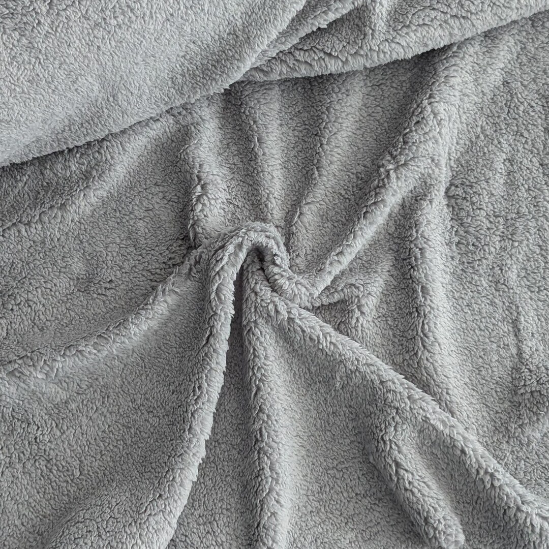 Luxe Cuddle Sherpa Minky Faux Fur in Alloy by Shannon Fabrics - Etsy