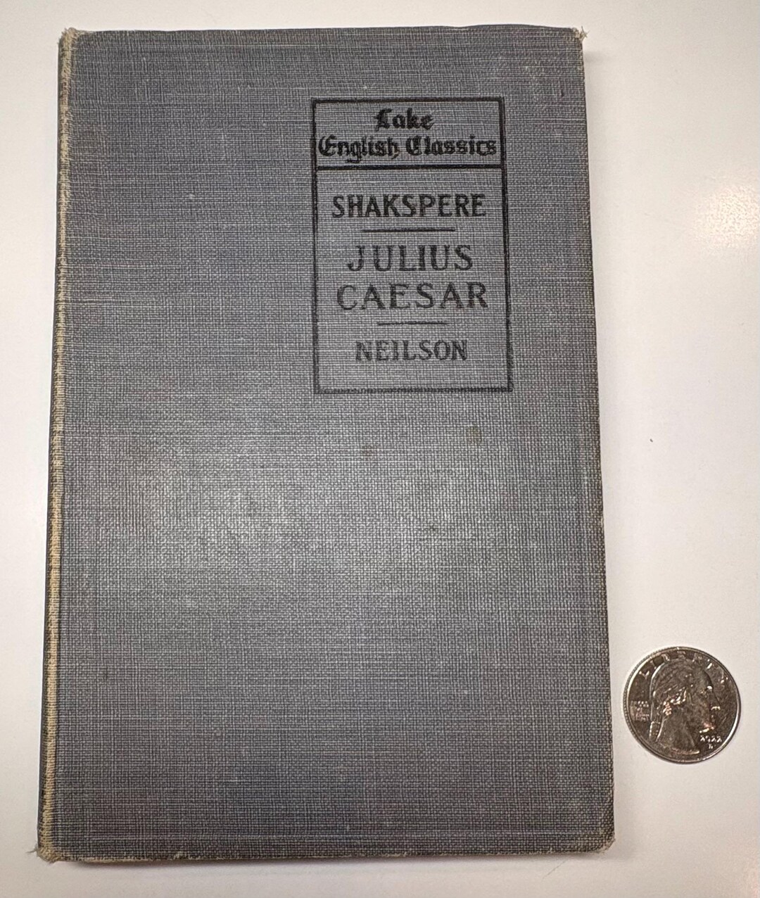 Vintage Shakespeare Julius Caesar 1901 Blue Pocket Book by Lake English ...