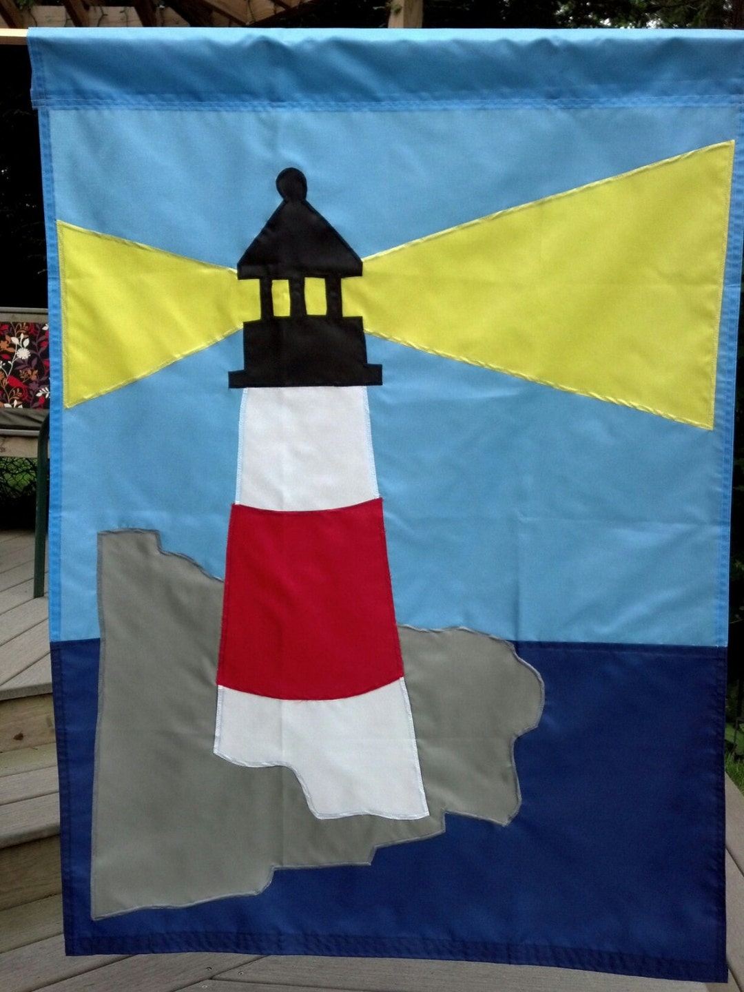 Lighthouse Garden Flag - Etsy