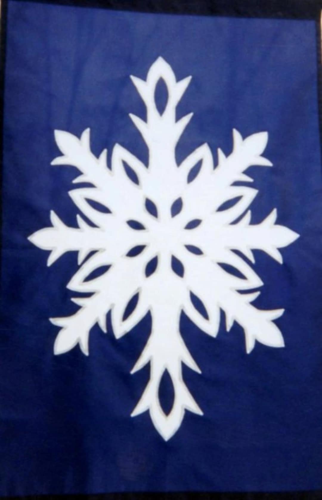 Snowflake - Full Size Flag - Etsy